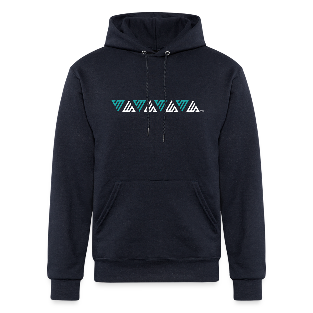 VM Alluring Logo Motif [Teal] Hoodie – Vegan Mainstream