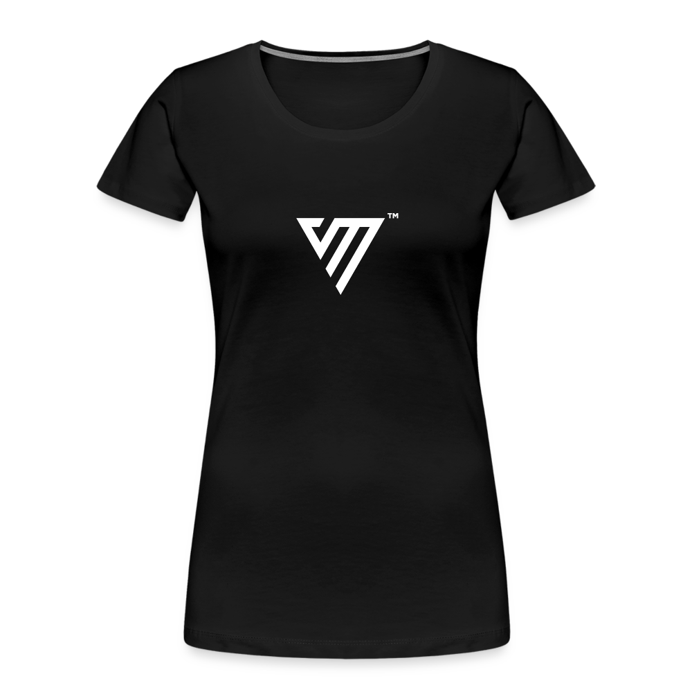VM Logo [White] Fitted Organic Cotton Shirt – Vegan Mainstream